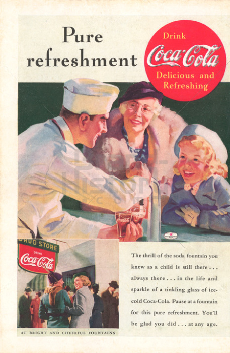 COCA-COLA - Pure refreshment. | Brand-History