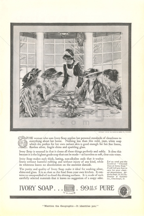 IVORY SOAP - THE woman who uses Ivory Soap . . . | Brand-History