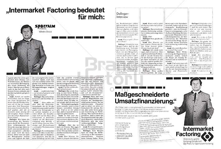Intermarket Factoring - Die Profis für Sparkassen-Factoring. (Sujet ...