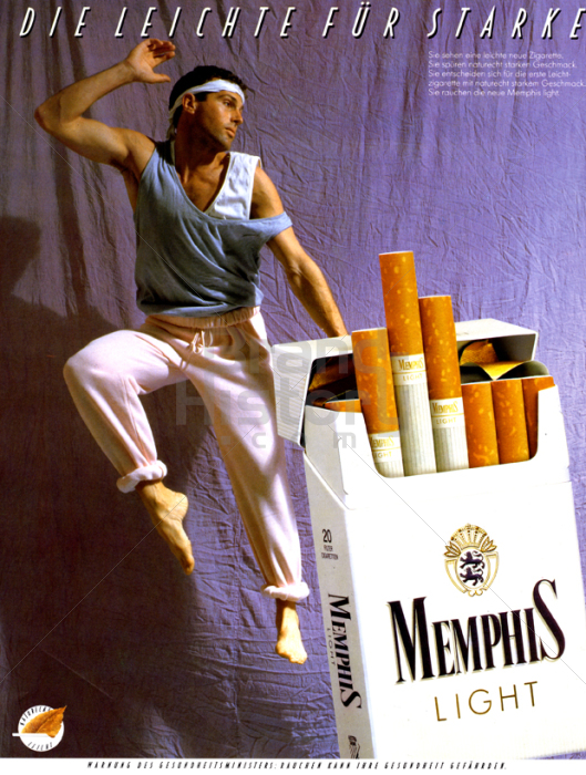 MEMPHIS LIGHT - Sie rauchen die neue Memphis light. | Brand-History