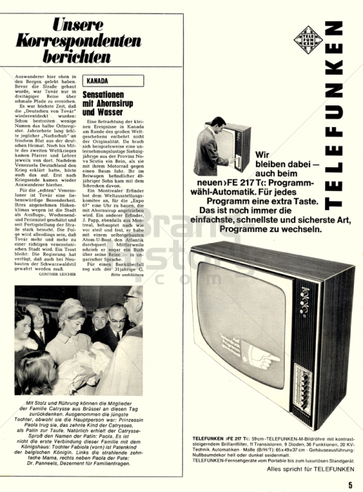 TELEFUNKEN - Alles spricht für TELEFUNKEN. | Brand-History