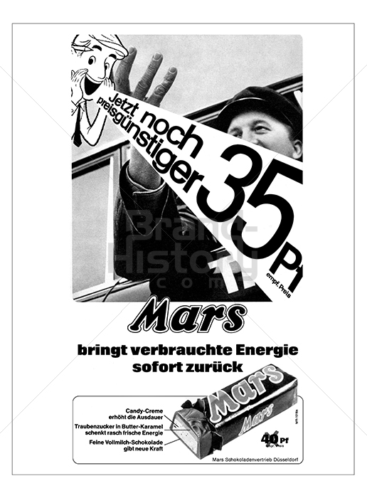 Mars - Mars bringt verbrauchte Energie sofort zurück. | Brand-History