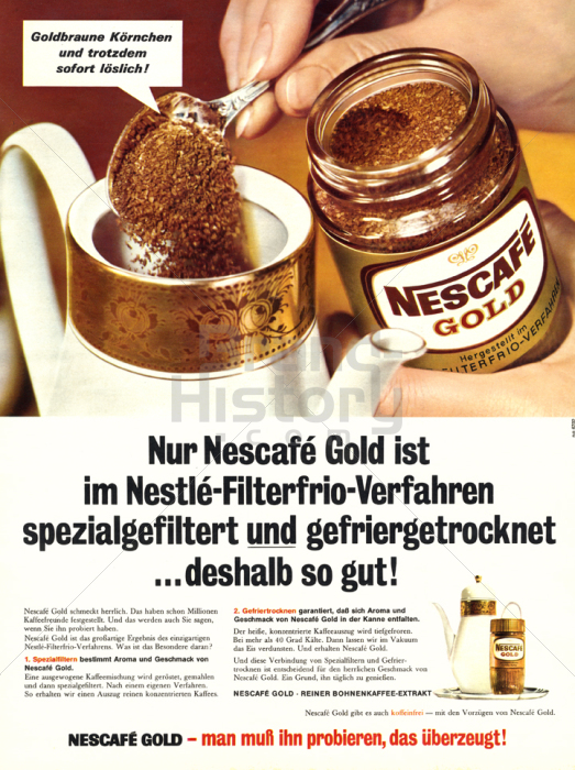 NESCAFÉ GOLD - Man muß ihn probieren, das überzeugt! | Brand-History