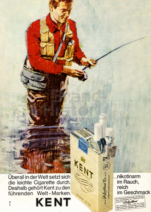 KENT - Überall in der Welt setzt sich die leichte Cigarette durch ...
