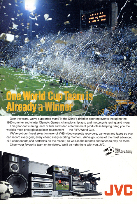 JVC - One World Cup Team is Already a Winner. | Brand-History