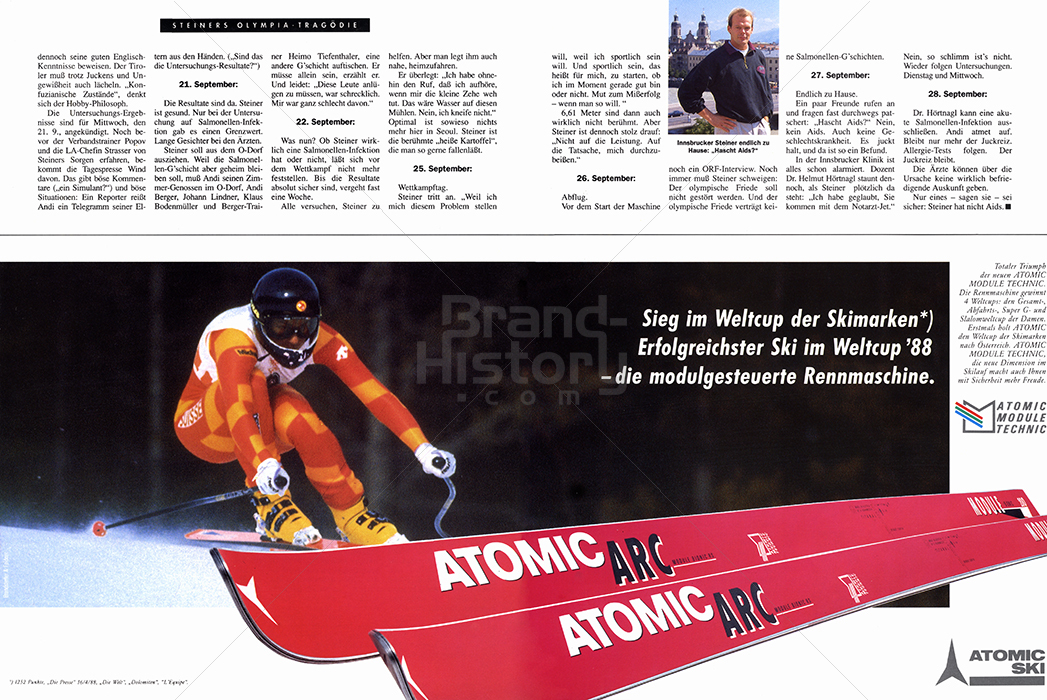ATOMIC - ATOMIC ARC · Sieg im Weltcup der Skimarken mit 1252 Punkten ...
