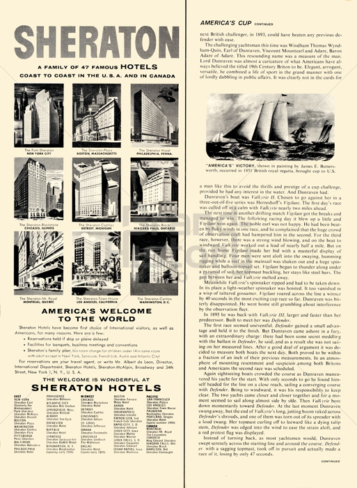 SHERATON HOTELS - AMERICA'S WELCOME TO THE WORLD. | Brand-History