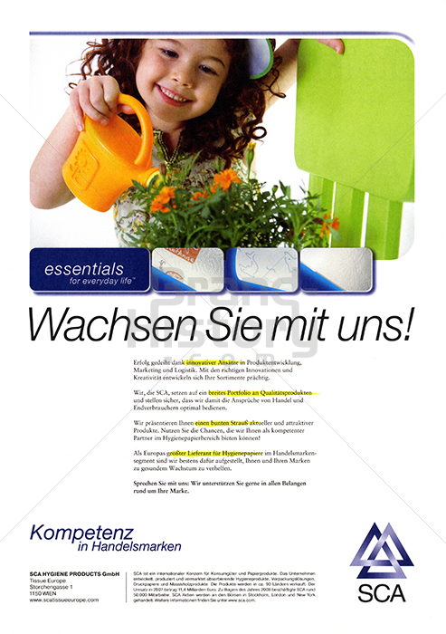 SCA HYGIENE PRODUCTS - SCA . . . essentials for everyday life! Wachsen ...