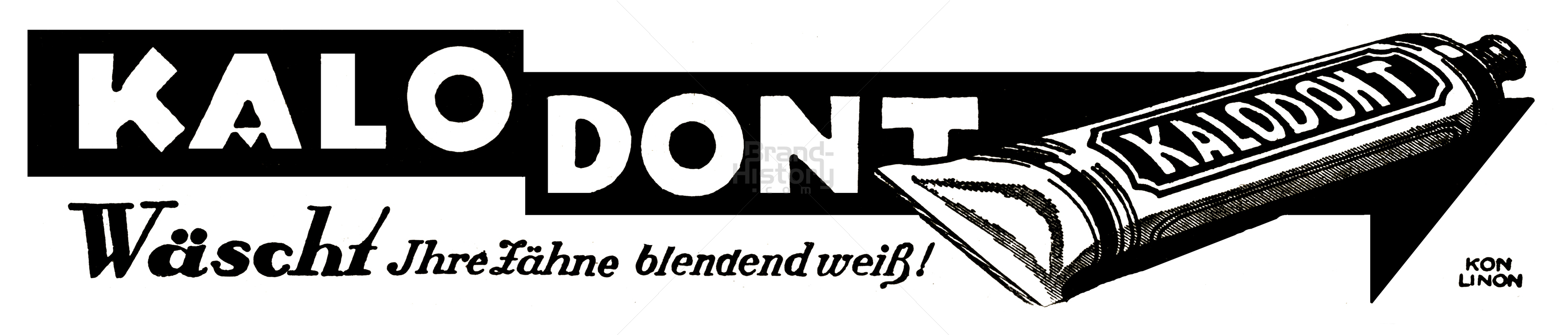 KALODONT - KALODONT · Wäscht Ihre Zähne blendend weiß! | Brand-History