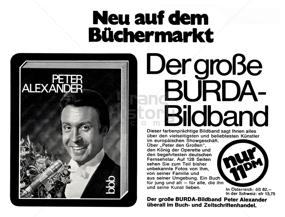BURDA - PETER ALEXANDER · Der große BURDA-Bildband (Sujet "Peter ...