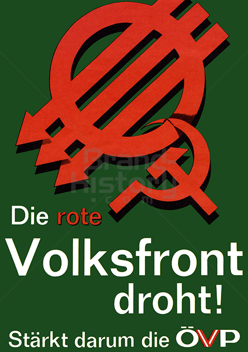 ÖVP - Die rote Volksfront droht! Stärkt darum die ÖVP. | Brand-History