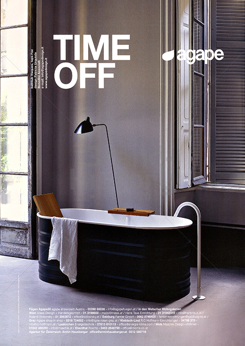 agape - agape · TIME OFF. | Brand-History