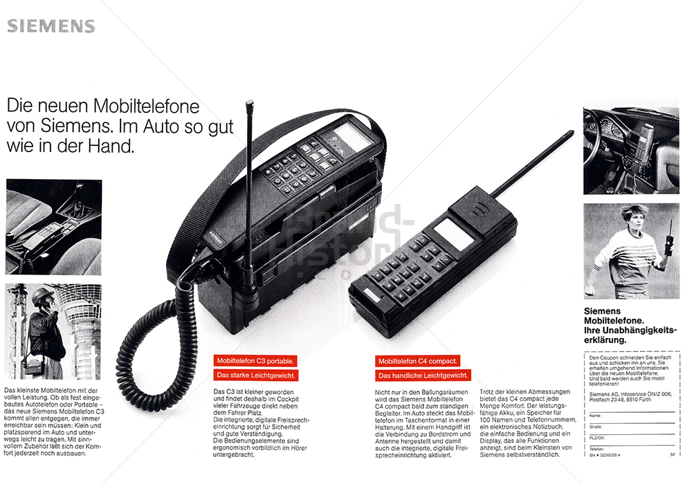 SIEMENS - Die neuen Mobiltelefone von Siemens. Im Auto so gut wie in ...