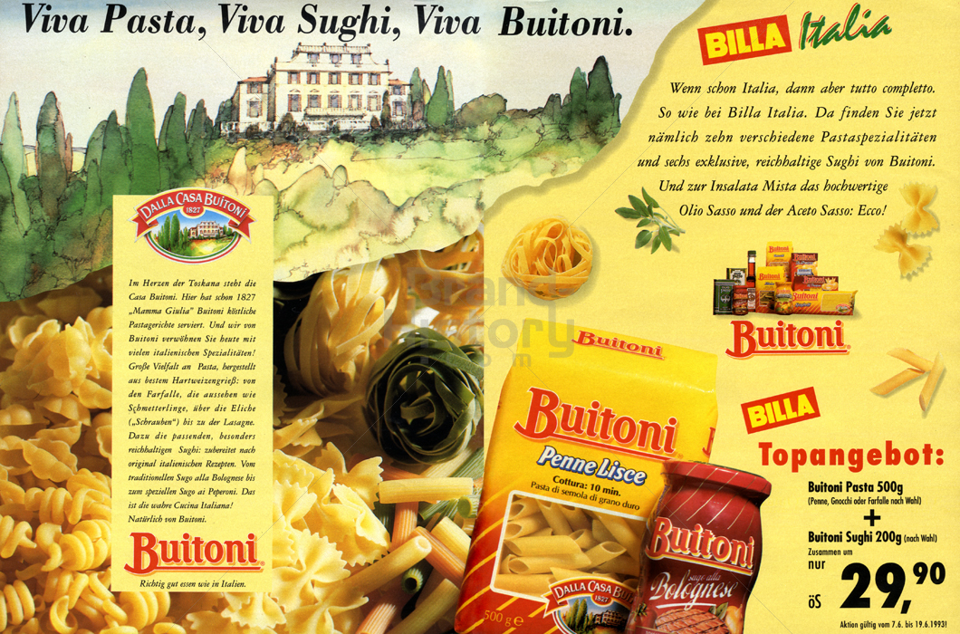 BILLA - BILLA Italia · Viva Pasta, Viva Sughi, Viva Buitoni. Buitoni ...