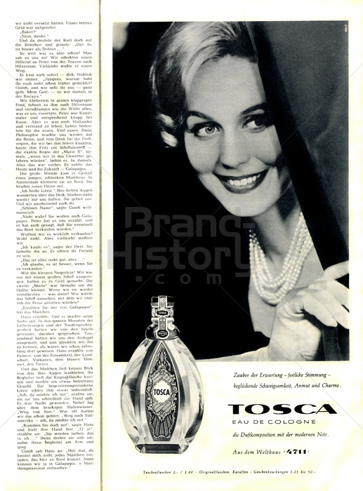 4711 - TOSCA EAU DE COLOGNE · Die Duftkomposition mit der modernen Note ...